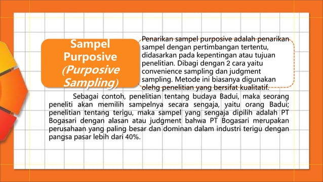 Metode dan Distribusi Sampling | PPTX