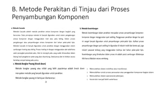 Metode dan sistem perakitan 1 | PDF