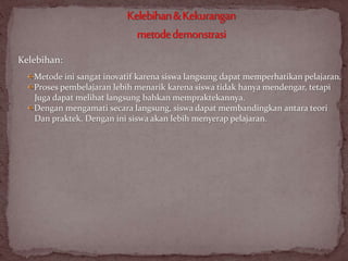 Metode demonstrasi | PPTX