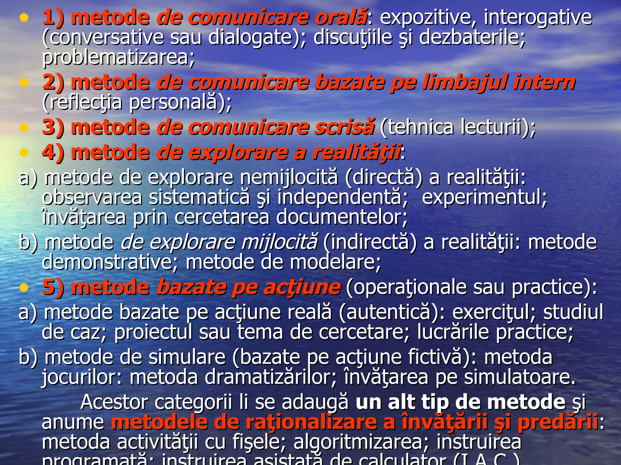 Metode de predare | PPT