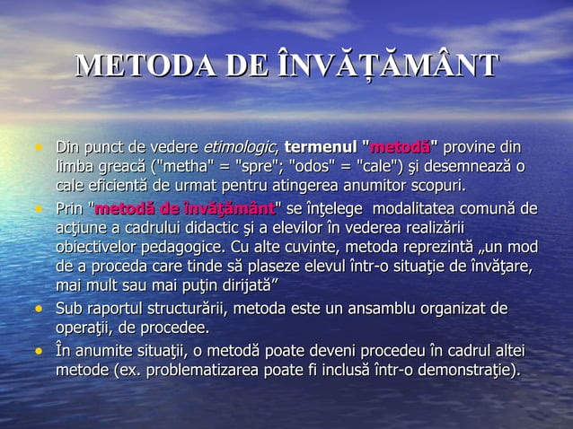 Metode de predare | PPT