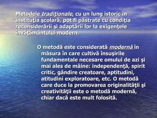 Metode de predare | PPT