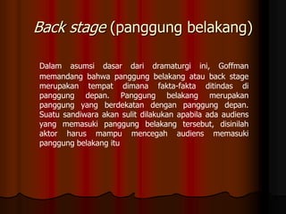 Teori dramaturgi | PPT