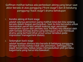 PPTMetode Dramaturgi ErvingÂ Goffman.ppt