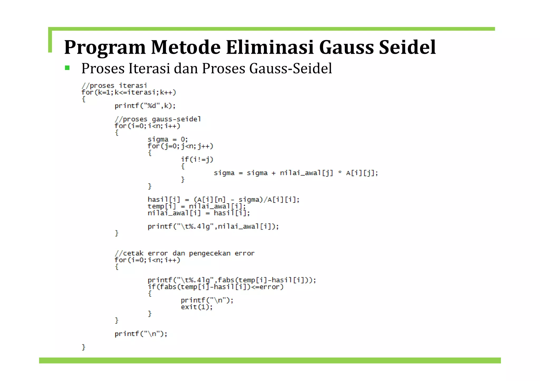 Metode Eliminasi Gauss Seidel+Studi Kasus.pdf