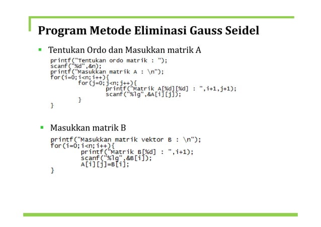 Metode Eliminasi Gauss Seidel+Studi Kasus.pdf