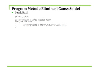 Metode Eliminasi Gauss Seidel+Studi Kasus.pdf