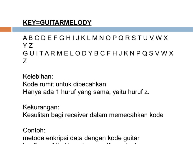 Metode enkripsi caesar cipher | PPT