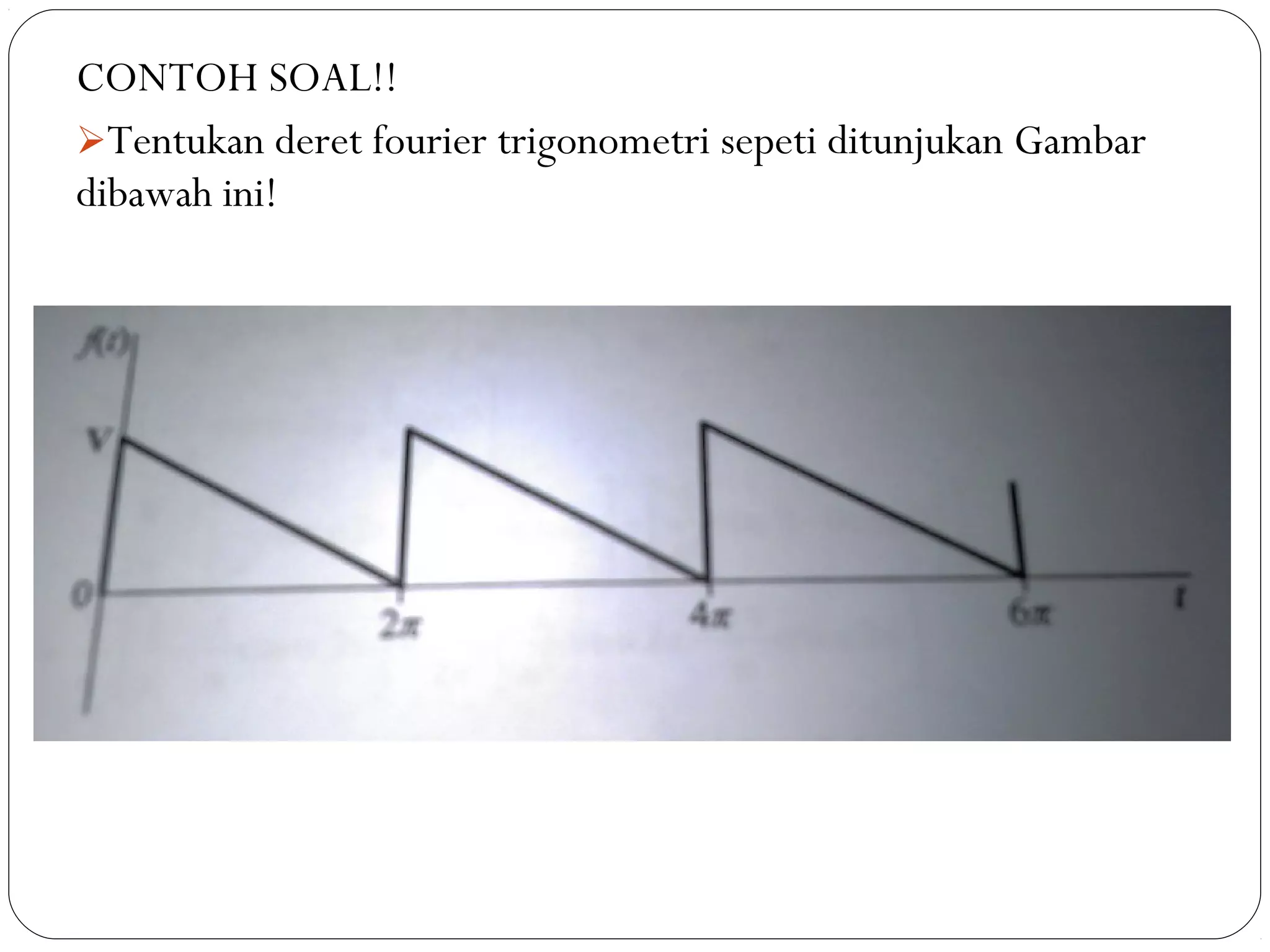Metode fourier | PPT