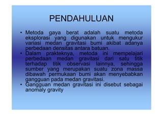 Metode gaya berat2_[compatibility_mode] | PDF