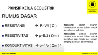 METODE GEOLISTRIK GEOFISIKA EKSPLORASI part 1.pdf