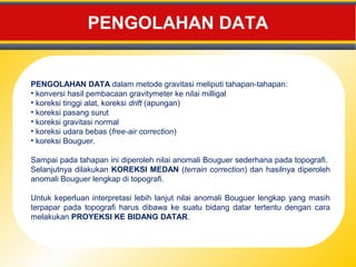 Metode GEOFISIKA gravitasi | PPT