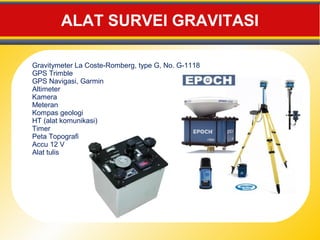Metode GEOFISIKA gravitasi | PPT