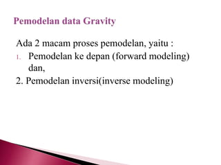 Metode gravity | PPTX