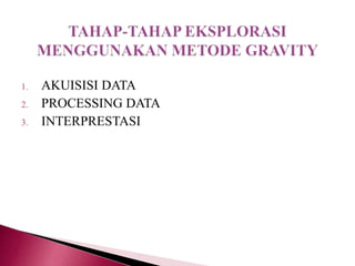 Metode gravity | PPT