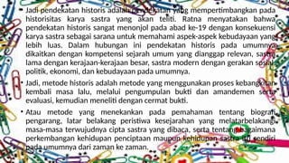 Pendekatan Historis atau Metode Historis pada Penelitian Sastra.pptx