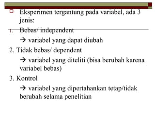 Metode ilmiah | PPT