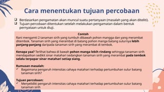 metode ilmiah.pptx kumer kelas 7 terkait | PPTX