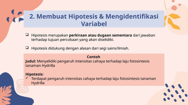metode ilmiah.pptx kumer kelas 7 terkait | PPT