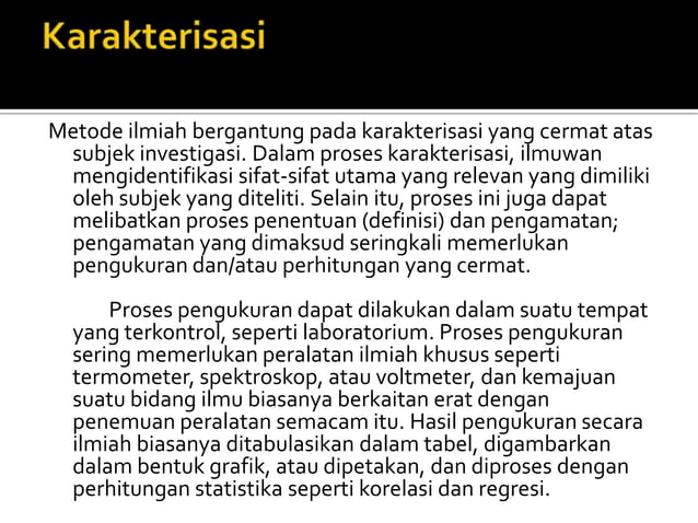 Metode ilmiah | PPTX