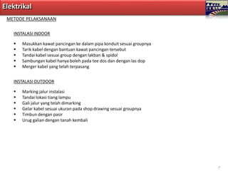 Metode instalasi listrik dasar | PPTX