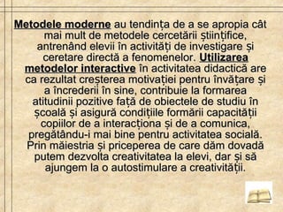 Metode interactive (lim. lit. rom) | PPT