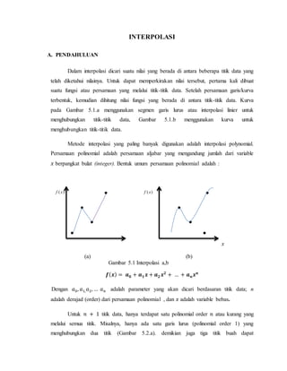Metode interpolasi linier | DOCX