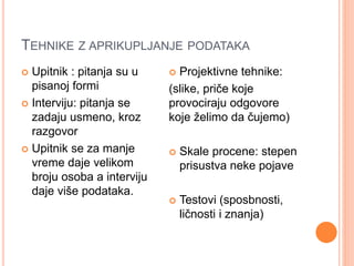 Metode i tehnike | PPTX