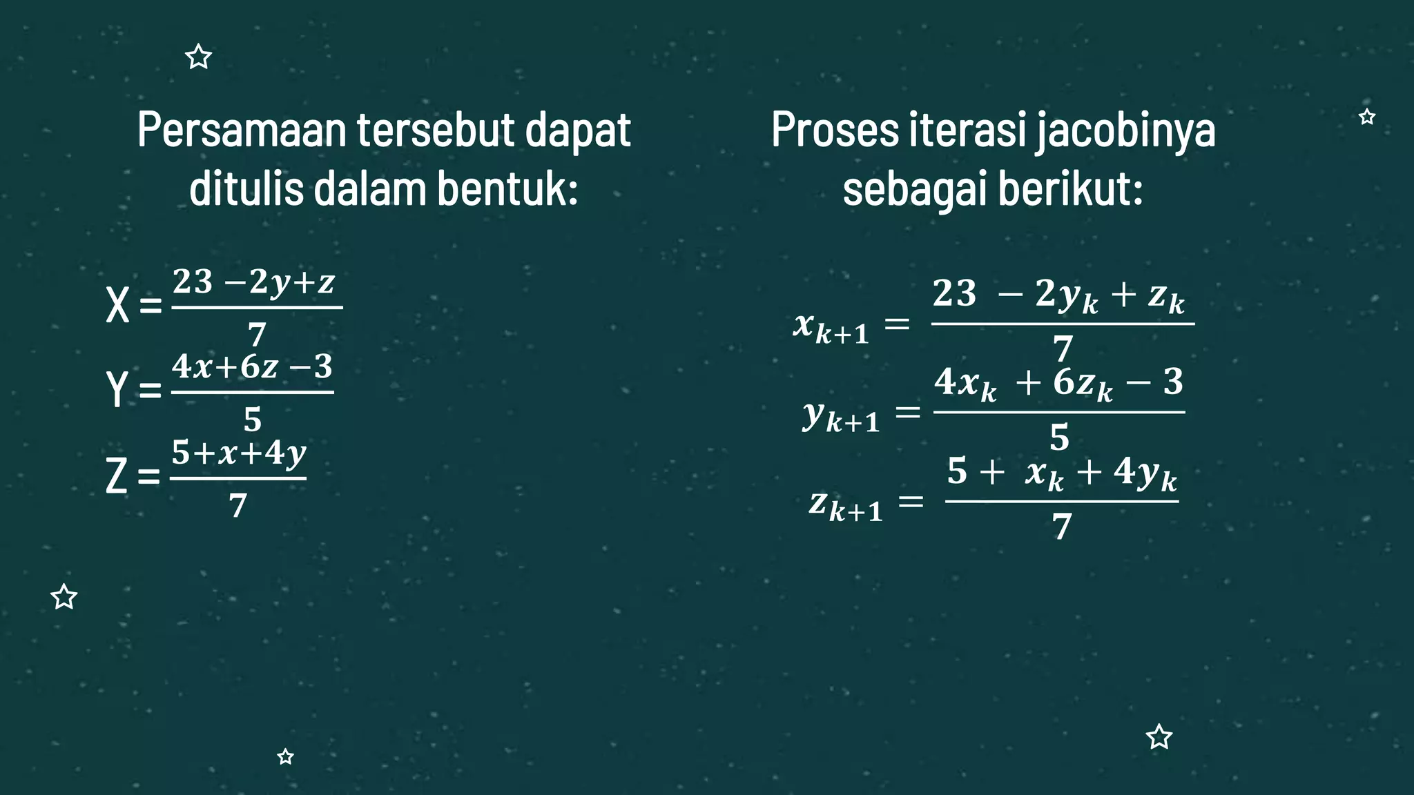 METODE ITERASI JACOBI Kelompok 8.pptx