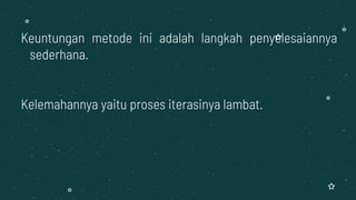 METODE ITERASI JACOBI Kelompok 8.pptx