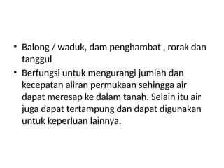 METODE KONSERVASI TANAH DAN AIR SECARA MEKANIK,VEGETATIF DAN KIMIA.pptx