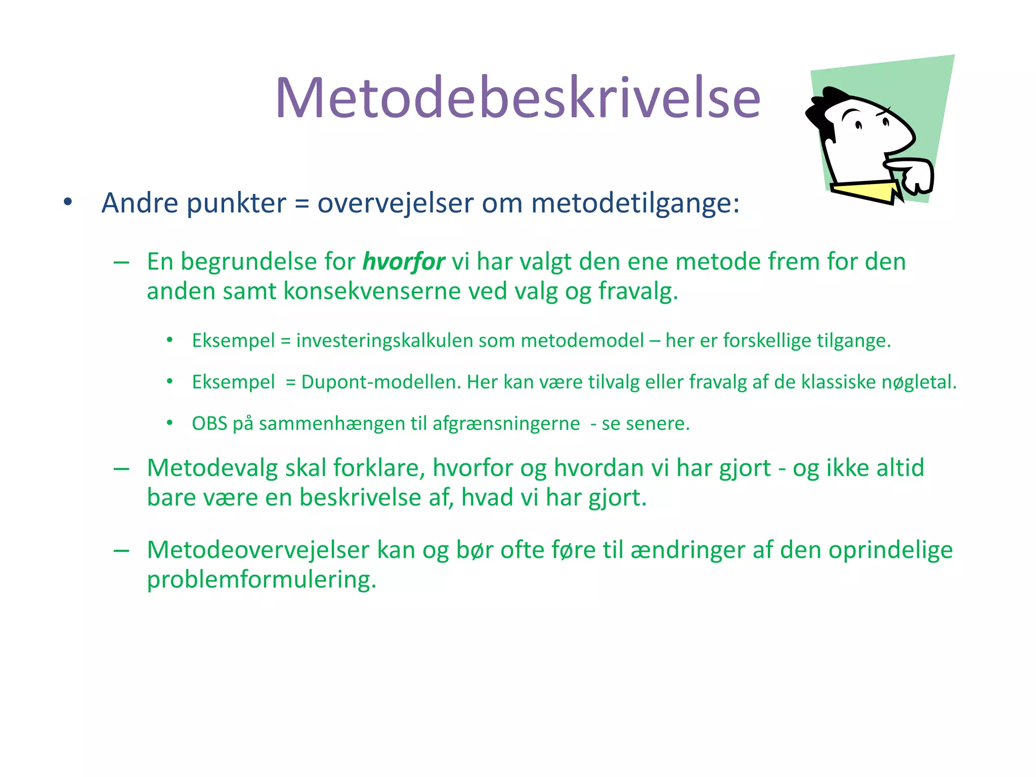 Metodelære til afgangsprojekter på akademiuddannelsen, pixi, version 2 ...