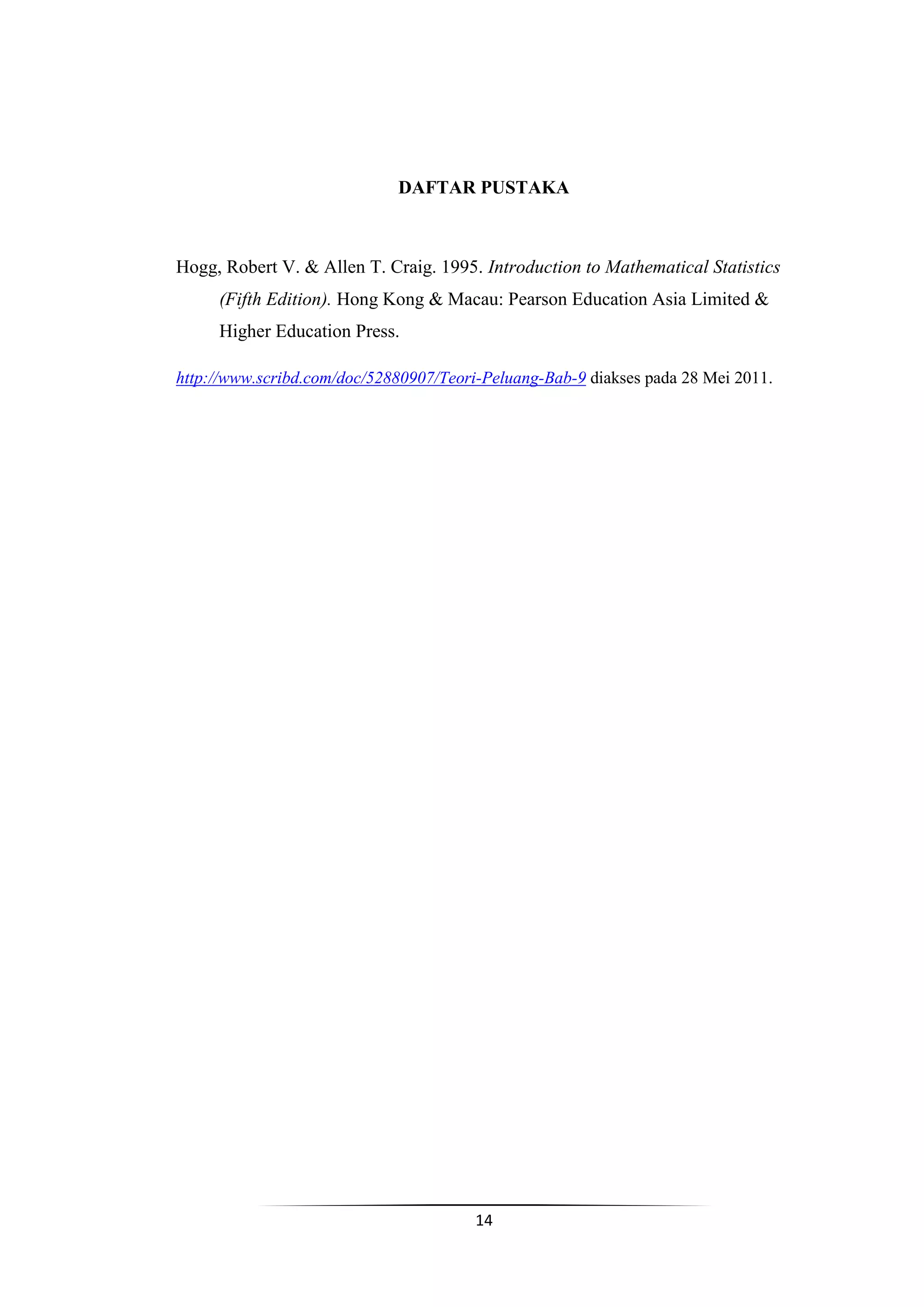 Metode maximum likelihood | DOCX