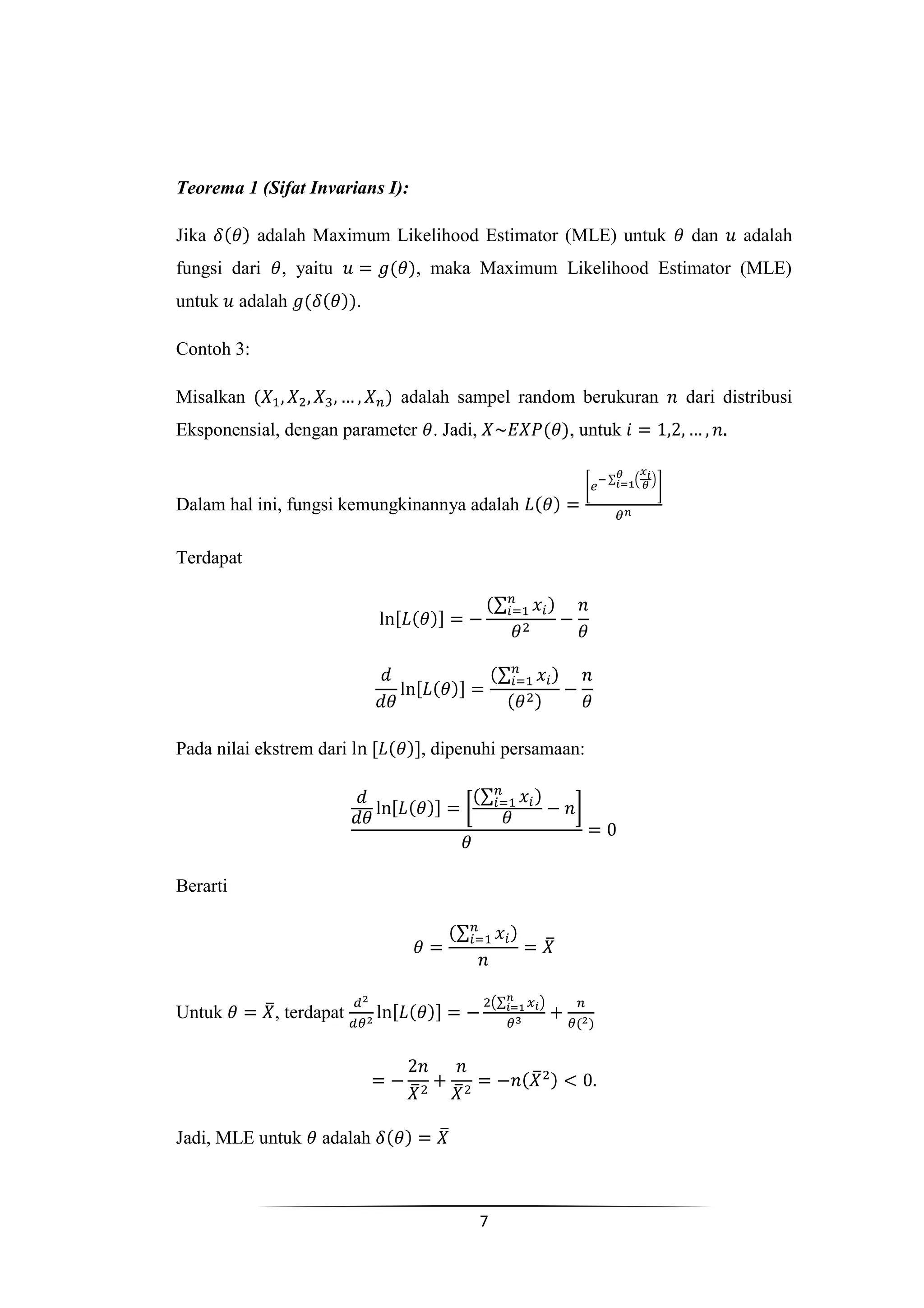 Metode maximum likelihood | DOCX