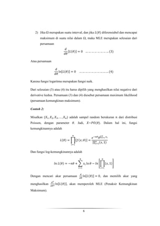Metode maximum likelihood | DOCX