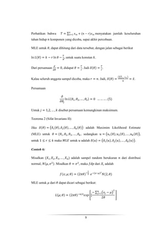 Metode maximum likelihood | DOCX