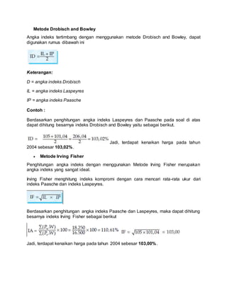 Metode menghitung indeks harga (repaired) | PDF