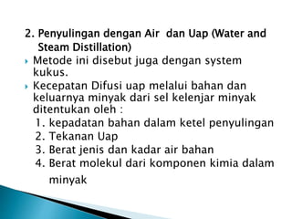 metode minyak atsiri di univ bandar lampung | PPT | Free Download