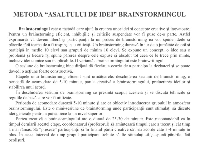 Metode moderne | PPT