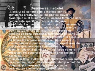 Metodemodernedepredare invatateaistoriei | PPT