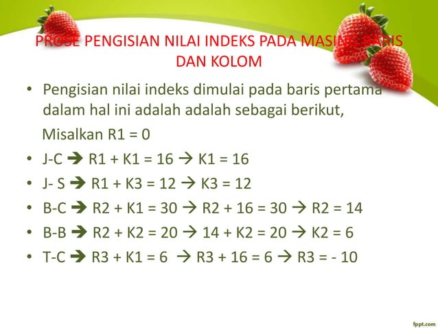 METODE MODI (MODIFIED DISTRIBUTION METHODE).pptx | Free Download