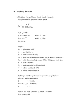 Metode nakayasu | DOCX