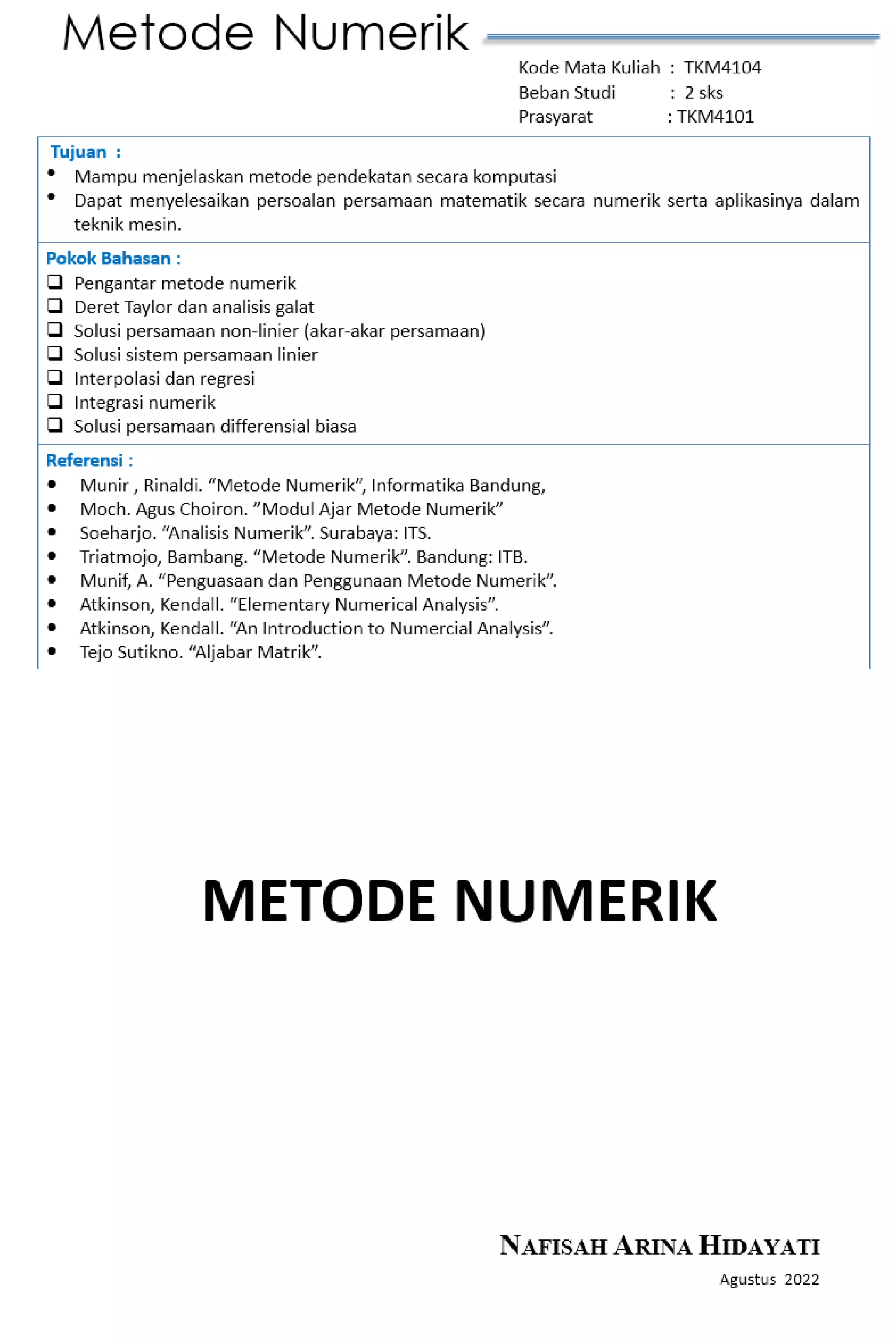 Metode Numerik - Notes 0.pdf