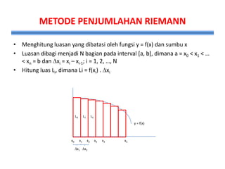 Metode numerik pada persamaan integral (new) | PPT