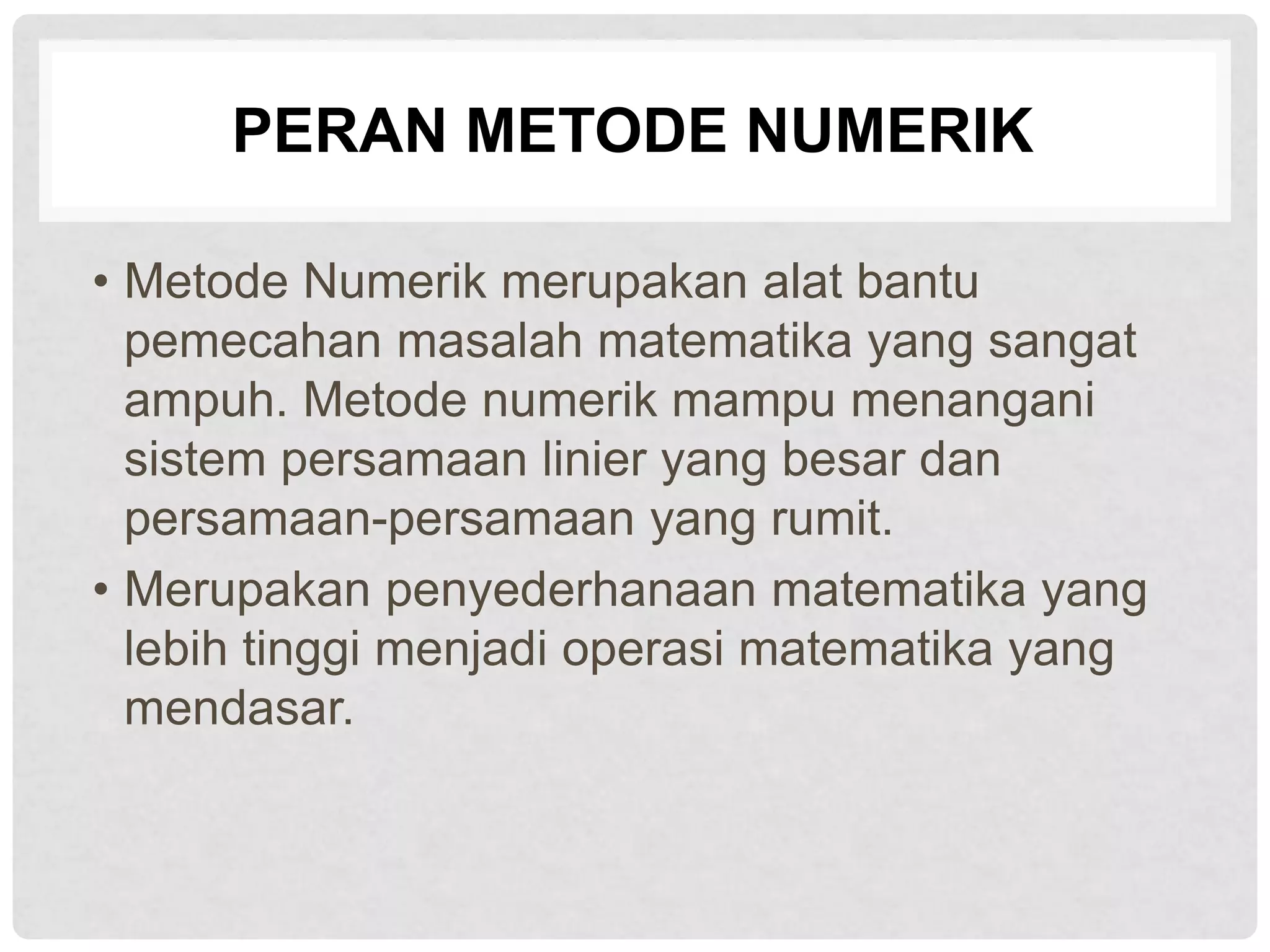 Metode Numerik Secara Umum.ppt