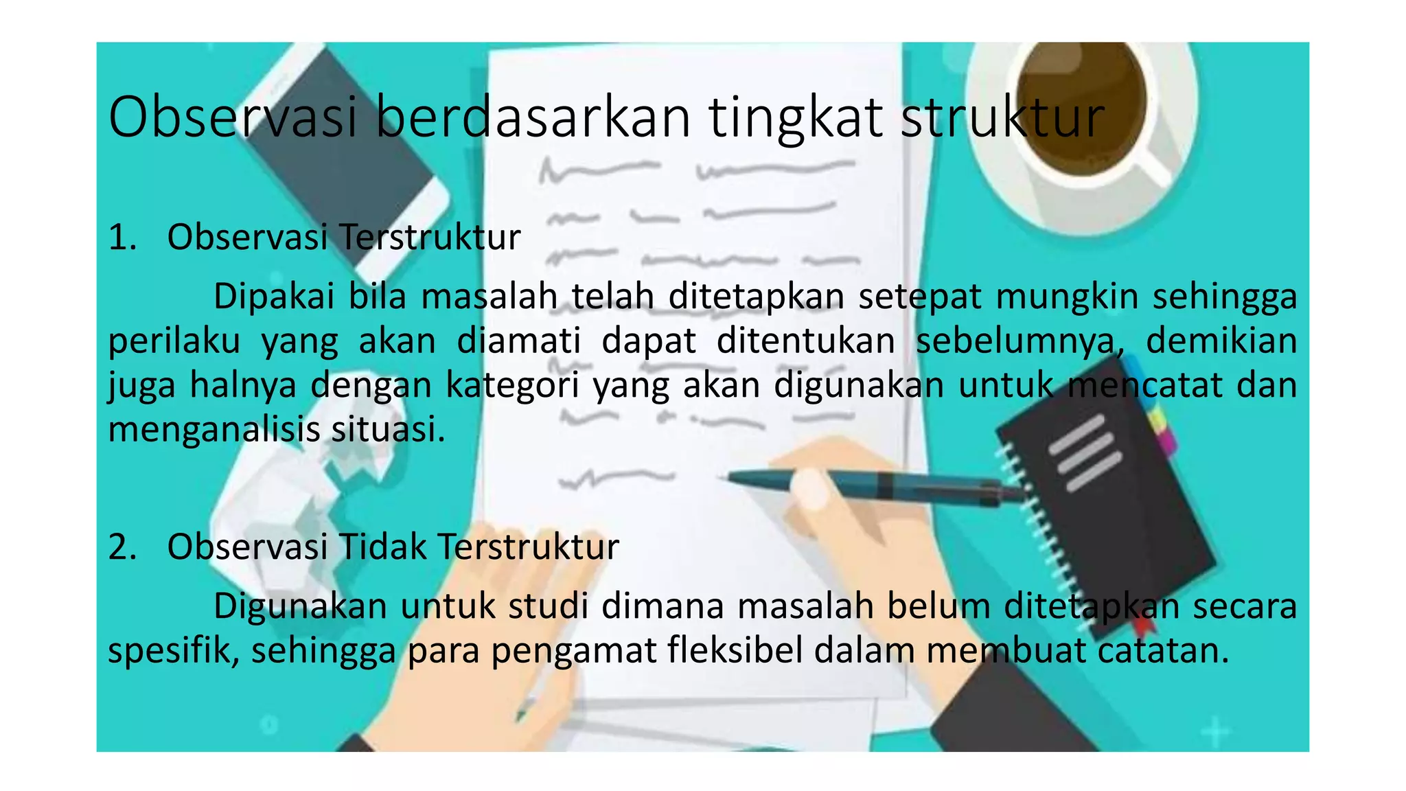 Metode observasi dalam Riset Pemasaran | PPTX