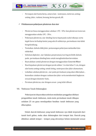 Metode pelaksanaan | DOCX