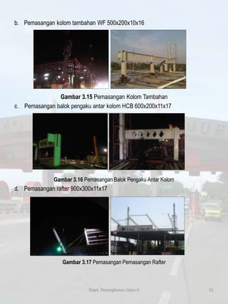 Metode pelaksanaan pintu gerbang toll | PDF