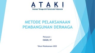 METODE PELAKSANAAN PEMBANGUNAN DERMAGA BETON/APUNG | PDF