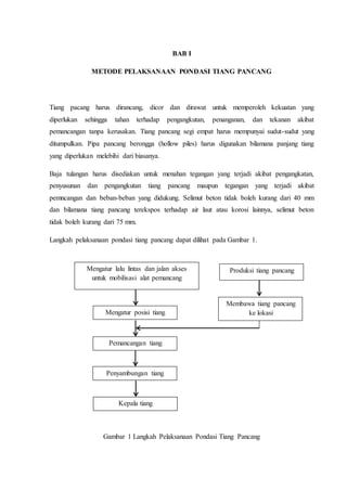 Metode pelaksanaan pondasi_tiang_pancang | DOCX